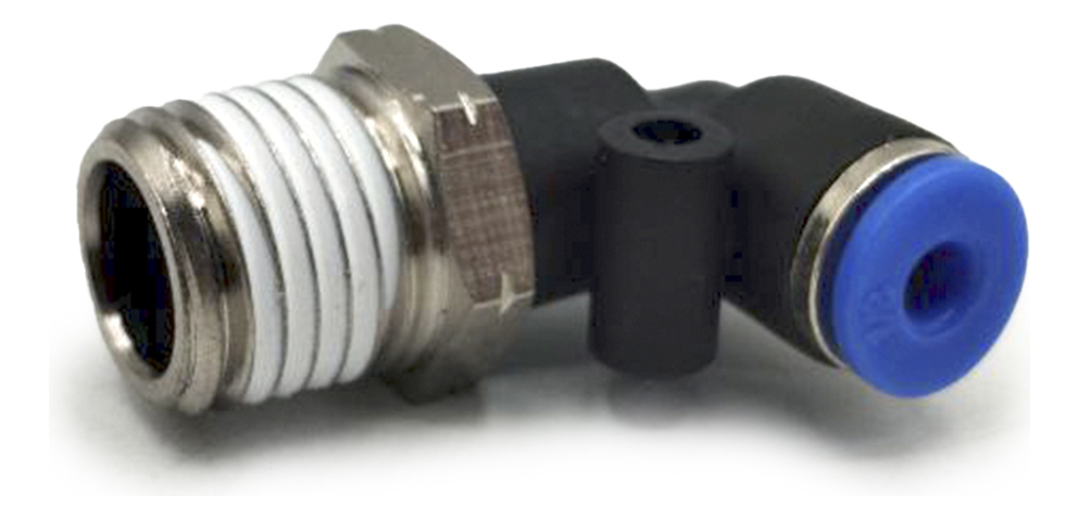 10 Pz De Conector/racor Rápido Neumático Codo 1/4 Npt X 1/8 | Instrutek